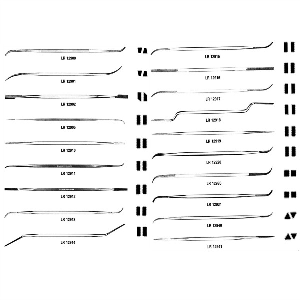 Individual Swiss Riffler Files Grobet / Vallorbe (15cm)
