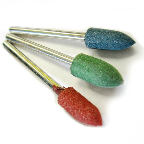 Mounted Rubber Conical Points for detailed metal finishing